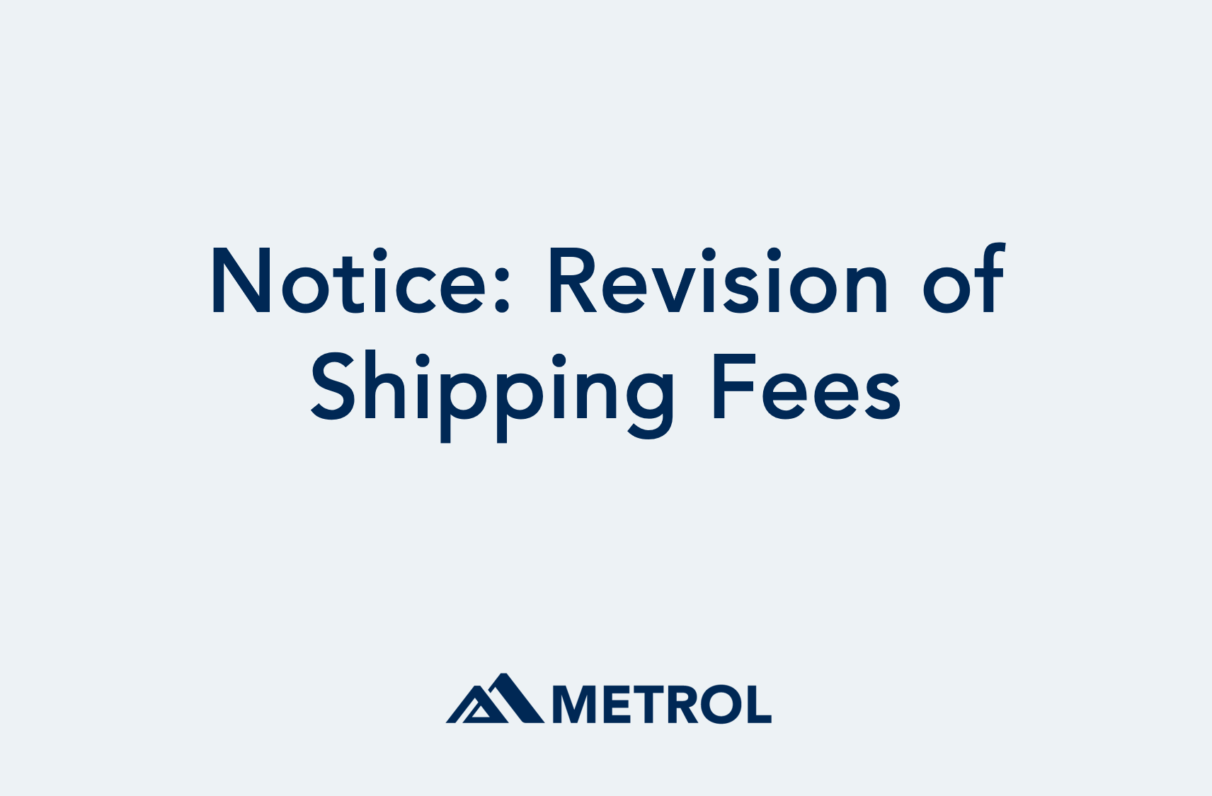 Notice: Revision of Shipping Fees - Ultra Precision Position Switches ...